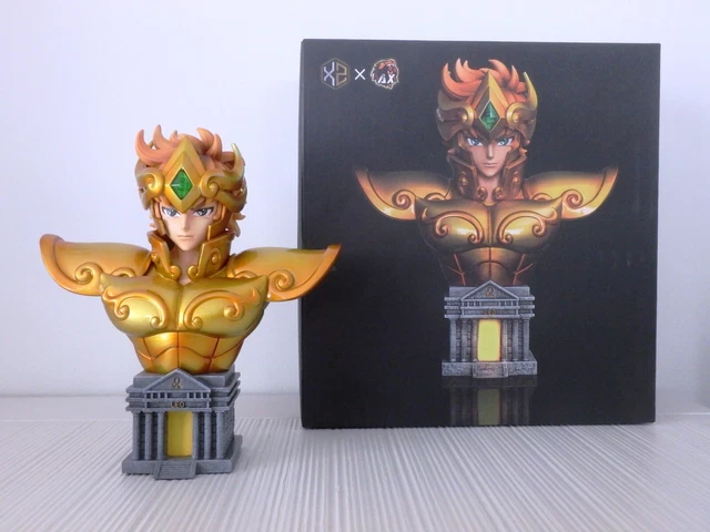 STATUE SAINT SEIYA - Leo Aiolia Lion (Buste Xs Studio) EUR 110,00 ...