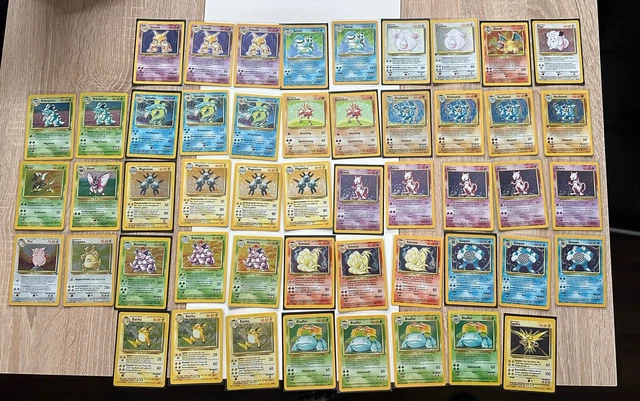 GIANT POKEMON VINTAGE Collection / 50 Holo's and 1ST Edition Cards. £ ...