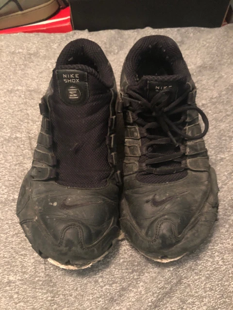WORN TRASHED THRASHED Nike Shox Shoes Size 11 Wrecked Beaters $15.00 ...