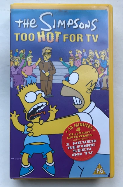 THE SIMPSONS - Too Hot For Tv - Vhs Video Tape 1999 £0.99 - PicClick UK