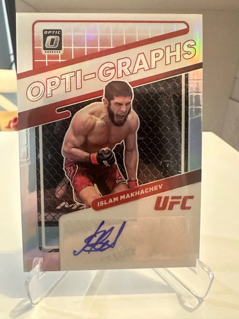2022 UFC OPTIC Donruss Islam Makhachev Autograph Opti-Graph $250.00 ...