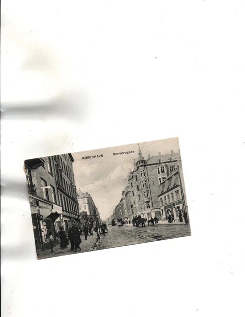 DENMARK 1909 -COPENHAGEN view of NORREBROGADE to Germany $15.00 ...