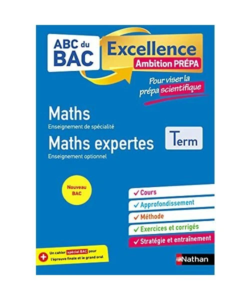 ABC BAC EXCELLENCE - Maths prépa scientifique Term, Chassard, Gérard ...