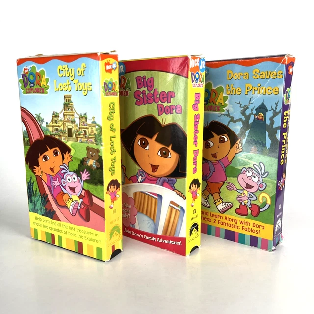 NICK JR. DORA The Explorer VHS Lot: Lost Toys, Big Sister, Saves the ...