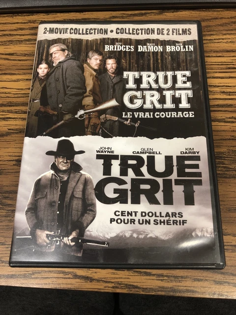 TRUE GRIT 2-MOVIE Collection ( DVD 1969 / 2010 ) Jeff Bridges / John ...