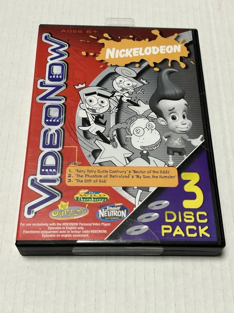 NICKELODEON VIDEONOW 3-DISC Pack Vol. 1 (2003) NEW & Sealed Rocket ...