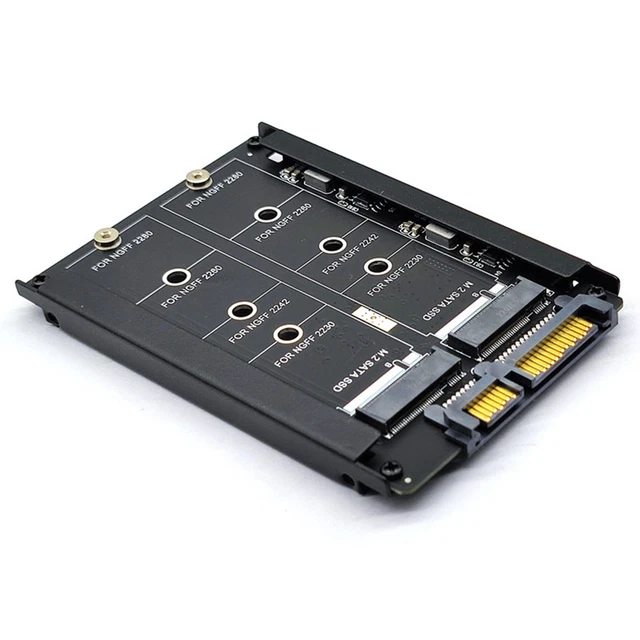 CARTE ADAPTATEUR M.2 Vers SATA, Convertisseur D'Interface SSD M.2 NGFF Vers3596 EUR 22,37 ...