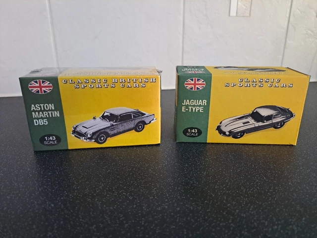 ATLAS ASTON MARTIN DB5" Classic British Sports Cars. 1:43 & E-type ...