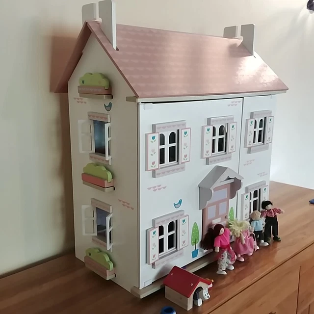DOLLS HOUSE GREAT Little Trading Wooden Bluebird Assembled +7 Furniture ...