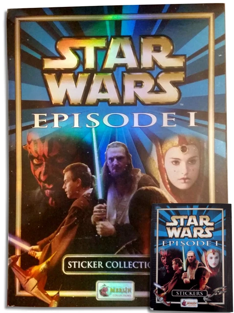 STAR WARS EPISODE 1 Merlin Sticker Album NEW Stickers COMPLETE YOUR ...