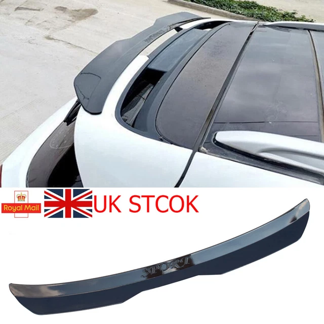 UK UNIVERSAL FIT Car ABS Rear Spoiler Modified Roof Extension Lip ...