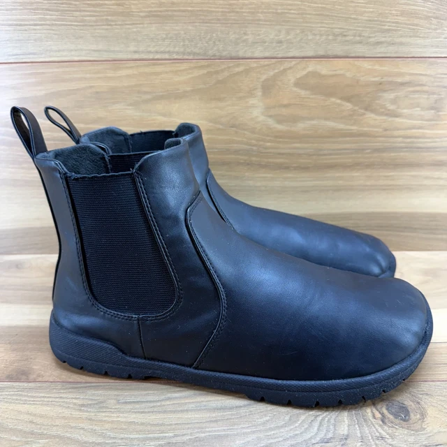 FEEL GROUND CHELSEA Boots Mens 9 EU 42 Black Barefoot Minimalist Zero ...