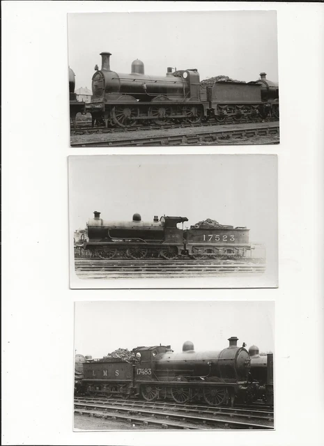 6 DIFFERENT PHOTOGRAPHS of Glasgow & South Western Railway 0-6-0 ...