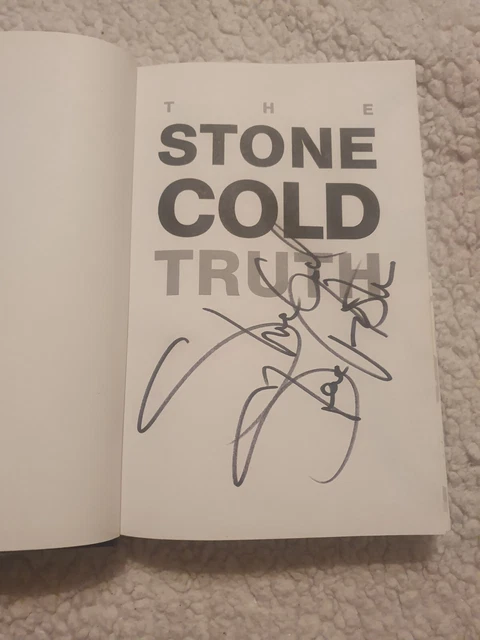WWE STONE COLD Truth Stone Cold Steve Austin Signed Book Official ...