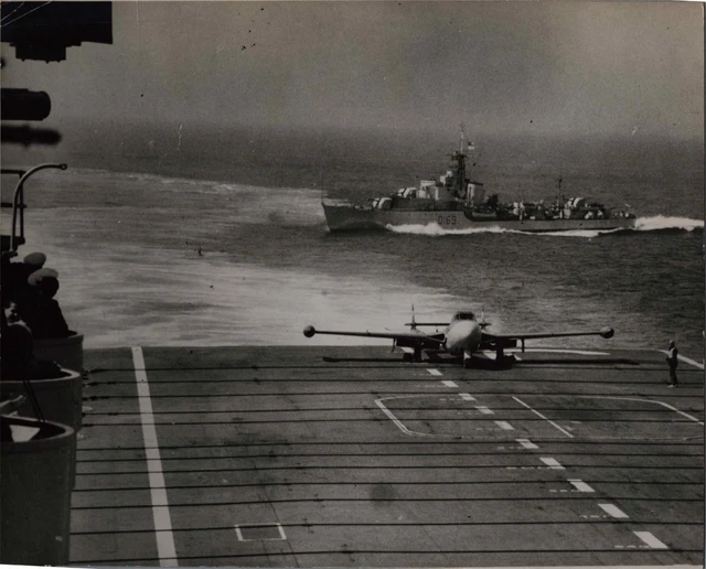 DE HAVILLAND SEA Venom Original Vintage Bippa Press Photo Royal Navy ...