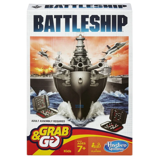 GENUINE HASBRO USA Battleship Grab N Go Brettspiel B09951020 EUR 25,57 ...