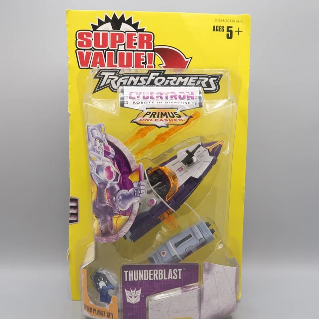 TRANSFORMERS CYBERTRON 2005 classe Deluxe Thunderblast scellé MOSC EUR ...