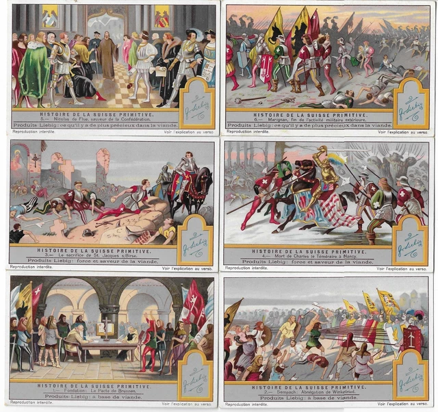 S 1255/LIEBIG/HISTORY OF Switzerland Crazy Cavewoman Flintstones (Bel ...