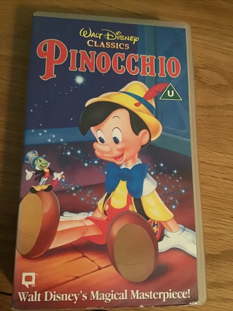 PINOCCHIO WALT DISNEY vhs video £0.99 - PicClick UK