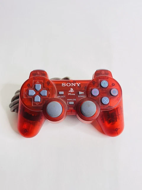 OFFICIAL SONY PSONE PlayStation 1 Slim PS1 Red Controller Translucent ...