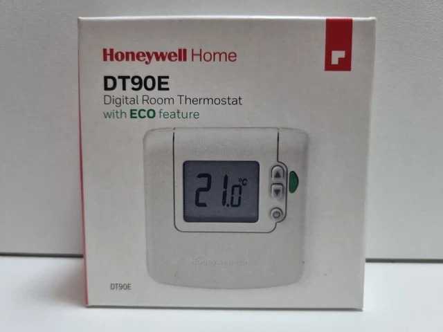 HONEYWELL DT90E DIGITAL Room Thermostat Hard Wired Unit With Eco ...