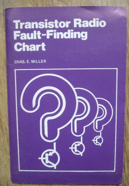 LARGE TRANSISTOR RADIO Fault Finding Wall Chart by Chas A. Miller £5.00 ...