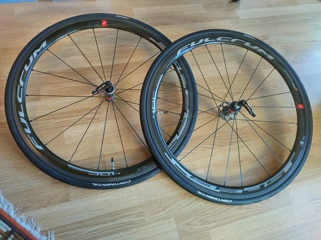 FULCRUM RACING SPEED 40C Carbon Wheelset, GP 5000 tyres, ceramic bearings, VGC £550.00 - PicClick UK