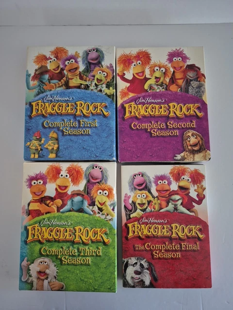 JIM HENSON'S FRAGGLE Rock Complete Series Seasons 1 2 3 4 Box Sets Lot ...
