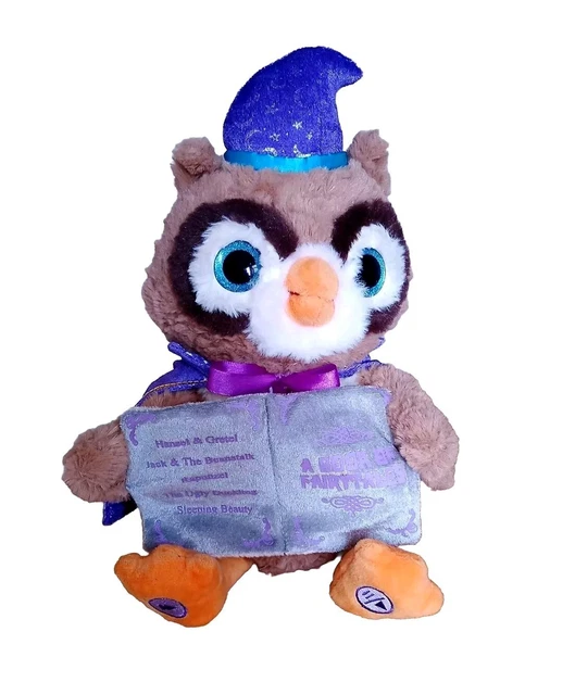 A BOOK OF Fairy Tales Wizard Owl Story Teller Plush Toy £9.00 - PicClick UK