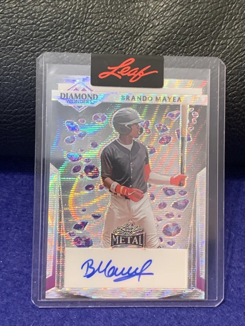 2023 LEAF METAL Brando Mayea Rookie Auto Autographe Pre-Production ...