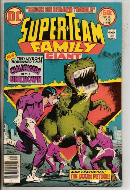 DC COMICS SUPER Team Family #8 January 1977 Challengers & Doom Patrol ...