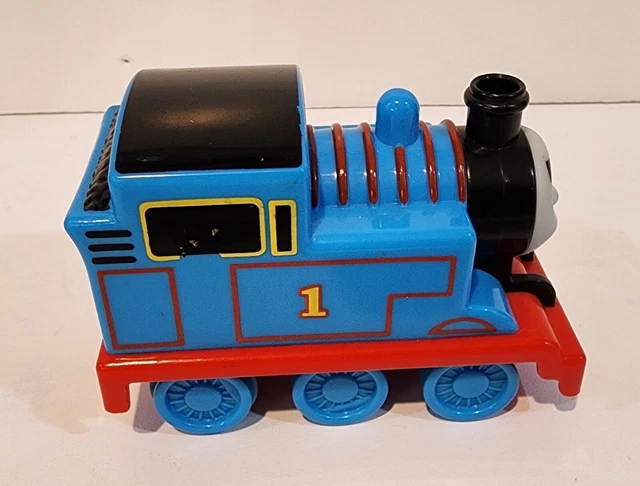 THOMAS THE TANK Engine Pull Back & Go Plastic Toy Train Mattel 2009 £5. ...