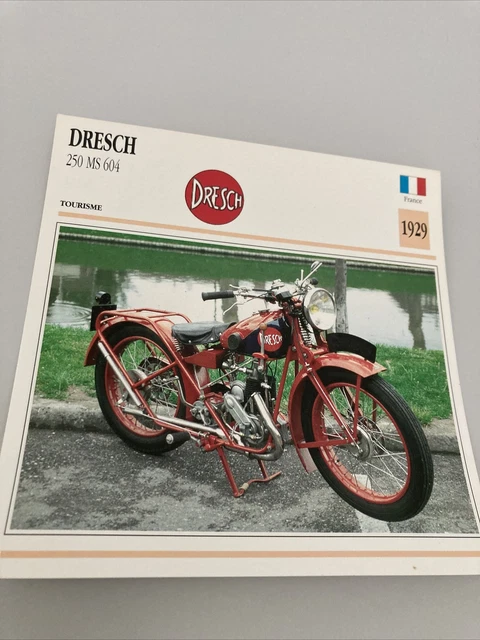 DRESCH 250 MS604 1929 carte moto de collection Atlas France EUR 5,75 ...