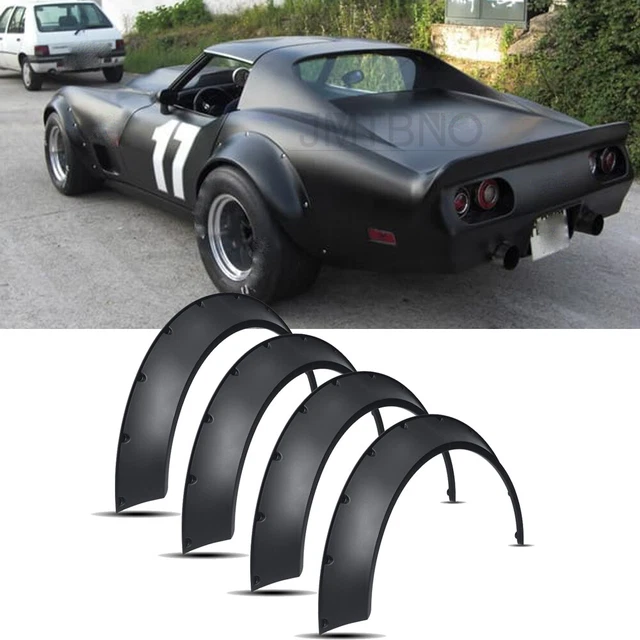 FOR CHEVROLET CORVETTE C3 C4 C5 Fender Flares Extra Wide Body Kit Wheel ...