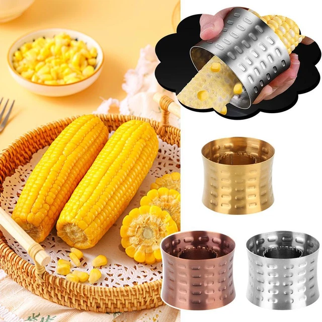 CORN STRIPPER STAINLESS Steel Corn Cob Thresher Kerneler Peeler Slicer ...
