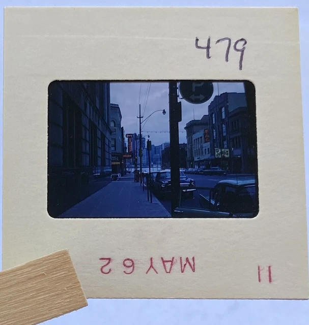 35MM SLIDE-#479-1962-CITY STREET Scene-Jack Grayson, Drug, Smith’s ...