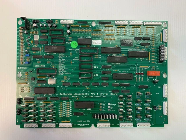 WILLIAMS/BALLY D-10534 NEW MPU9211 Board System 9/11/11A/11B/11C ...