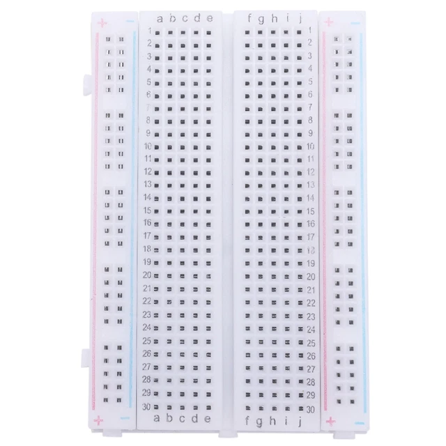 STECKBRETT BREADBOARD EXPERIMENTIERBOARD Steckplatine 400 Kontakte Z7Z93013 EUR 5,12 - PicClick DE