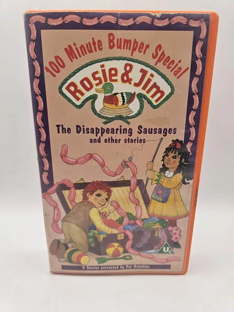 ROSIE & JIM The Disappearing Sausages VHS - PAL UK Children's Video £12 ...