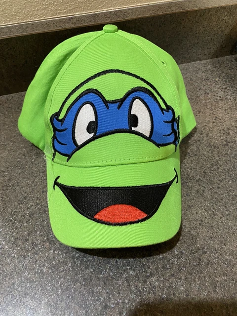 NICKELODEON TEENAGE MUTANT Ninja Turtles Hat Leonardo TMNT Green Blue ...