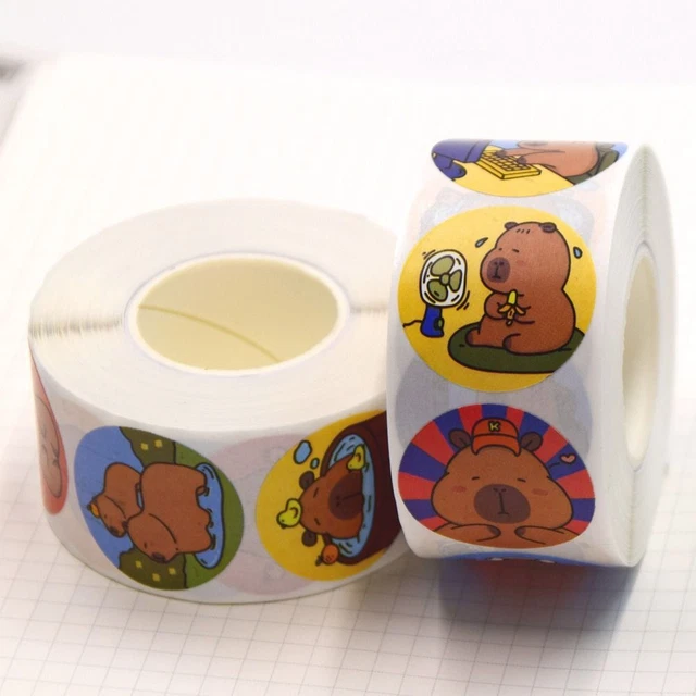 CAPYBARA CREATIVE CAPIBARA Stickers Paper Tape Cartoon Capibara ...