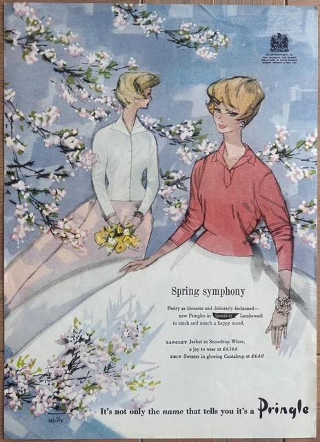 ROBERT PRINGLE SWEATER Knitwear SPRING SYMPHONY Fashion Advert Langley ...