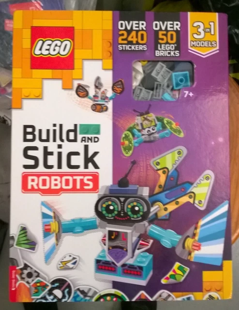 LEGO® BOOKS: BUILD and Stick: Robots (LEGO® Build and Stick Activity ...