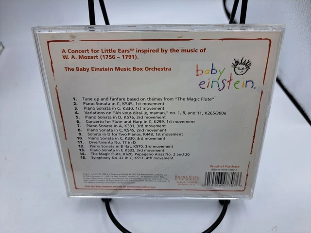 BABY EINSTEIN: BABY Mozart de Baby Einstein/Bill Weisbach (CD, mayo ...