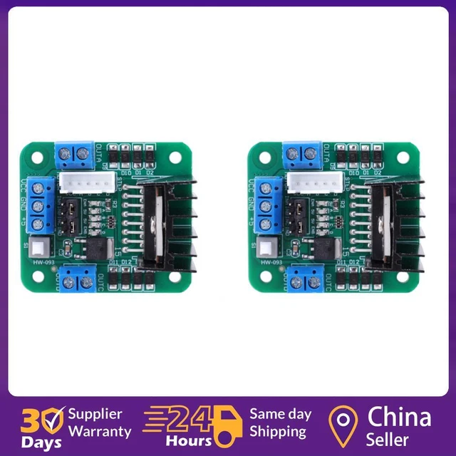 L298N DC MOTOR Driver Module H-Bridge DC Stepper Motor Board for Smart ...