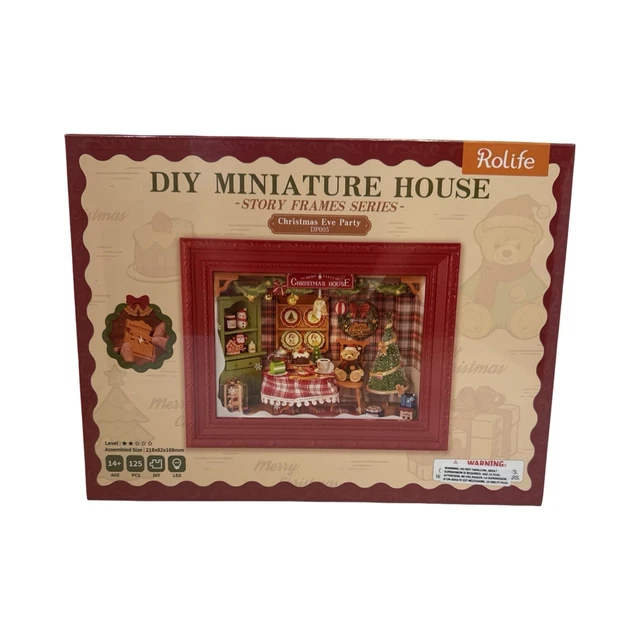 ROLIFE CHRISTMAS EVE Party DIY Miniature House Kit $49.99 - PicClick CA