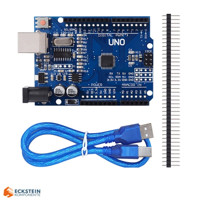 SCHEDA ATMEGA328 COMPATIBILE con Arduino UNO R3 CH340G USB CHIP QITA EUR 18,44 - PicClick IT