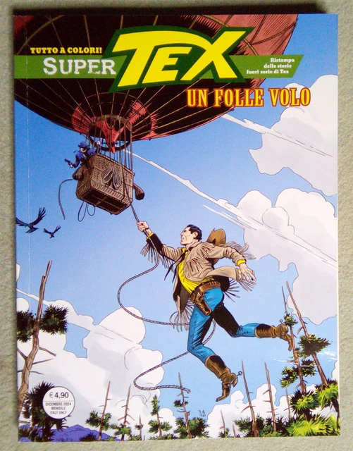 SUPERTEX N. 38 UN FOLLE VOLO DICEMBRE 2024 A COLORI BONELLI EDITORE RISTAMPA EUR 3,75 - PicClick IT