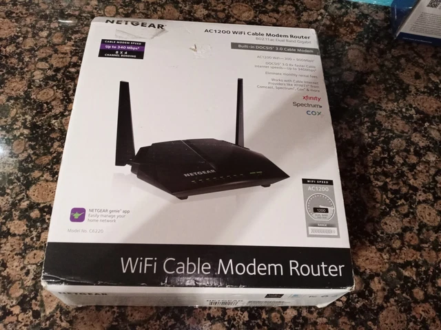 NETGEAR AC1200 DUAL Band WiFi Router Model R6120 $22.99 - PicClick