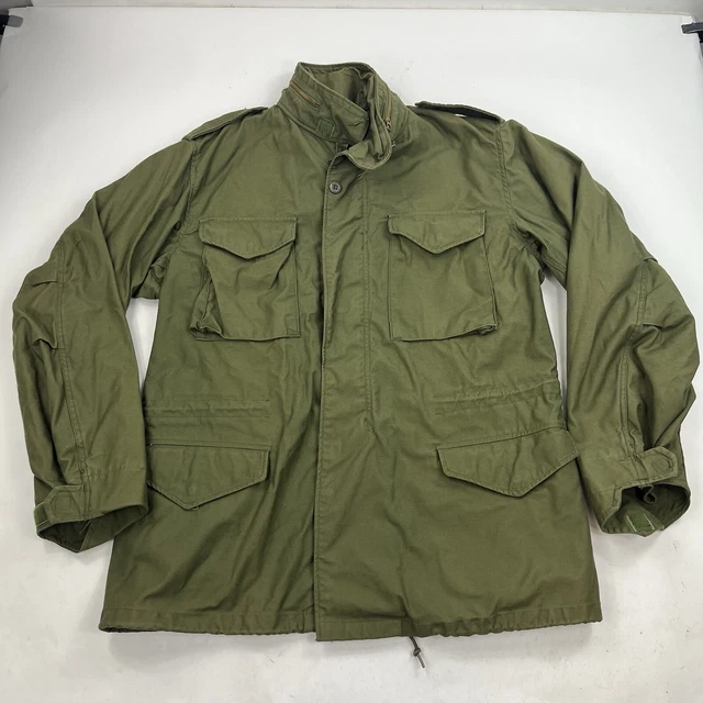 1972 ALPHA INDUSTRIES USA US ARMY VIETNAM WAR M65 COAT COMBAT jacket LARGE LONG $197.86 ...